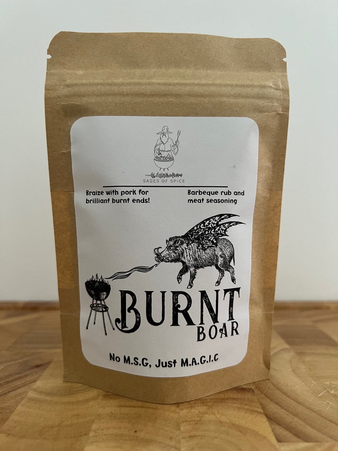 Handmade Seasoning Rub Gift Packet Burnt Boar Sticky Pork Rub - Etsy UK