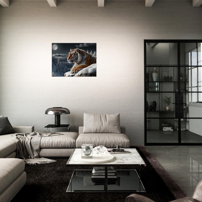 Siberian Tiger Canvas, Siberian Wall Decor - Etsy