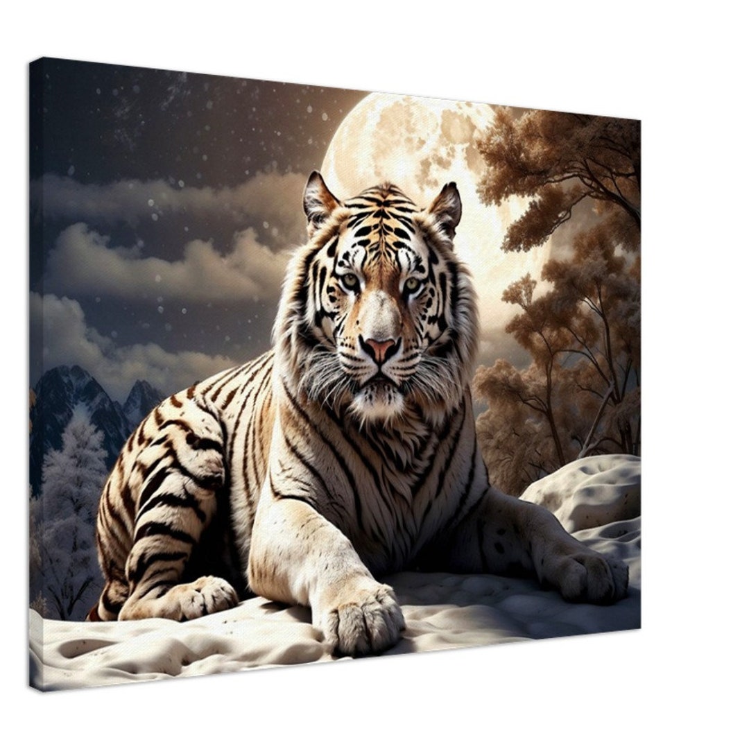Siberian Tiger Canvas, Siberian Tiger Wall Art - Etsy