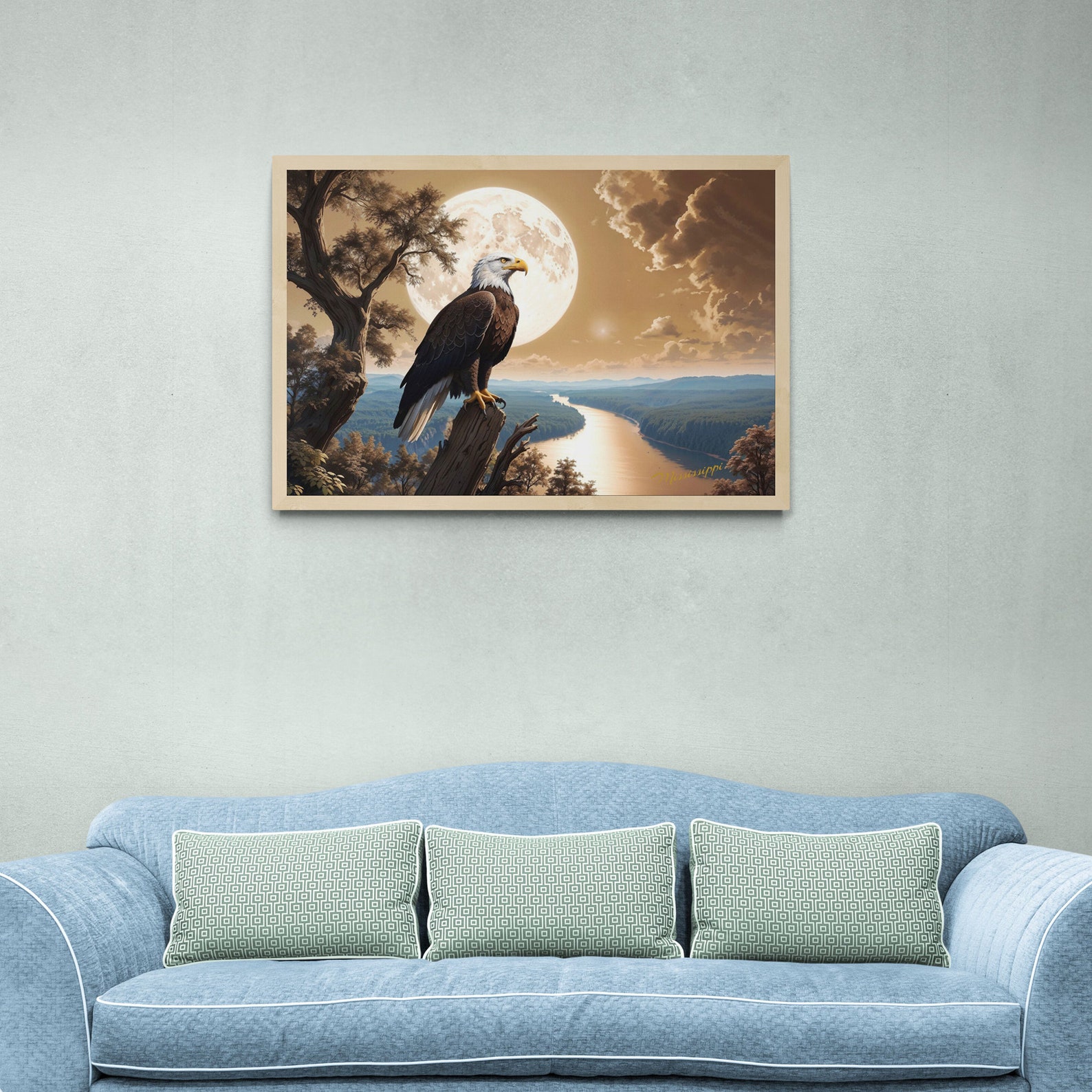 Bald Eagle Poster, Eagle Art Decor Matte Paper Poster - Etsy