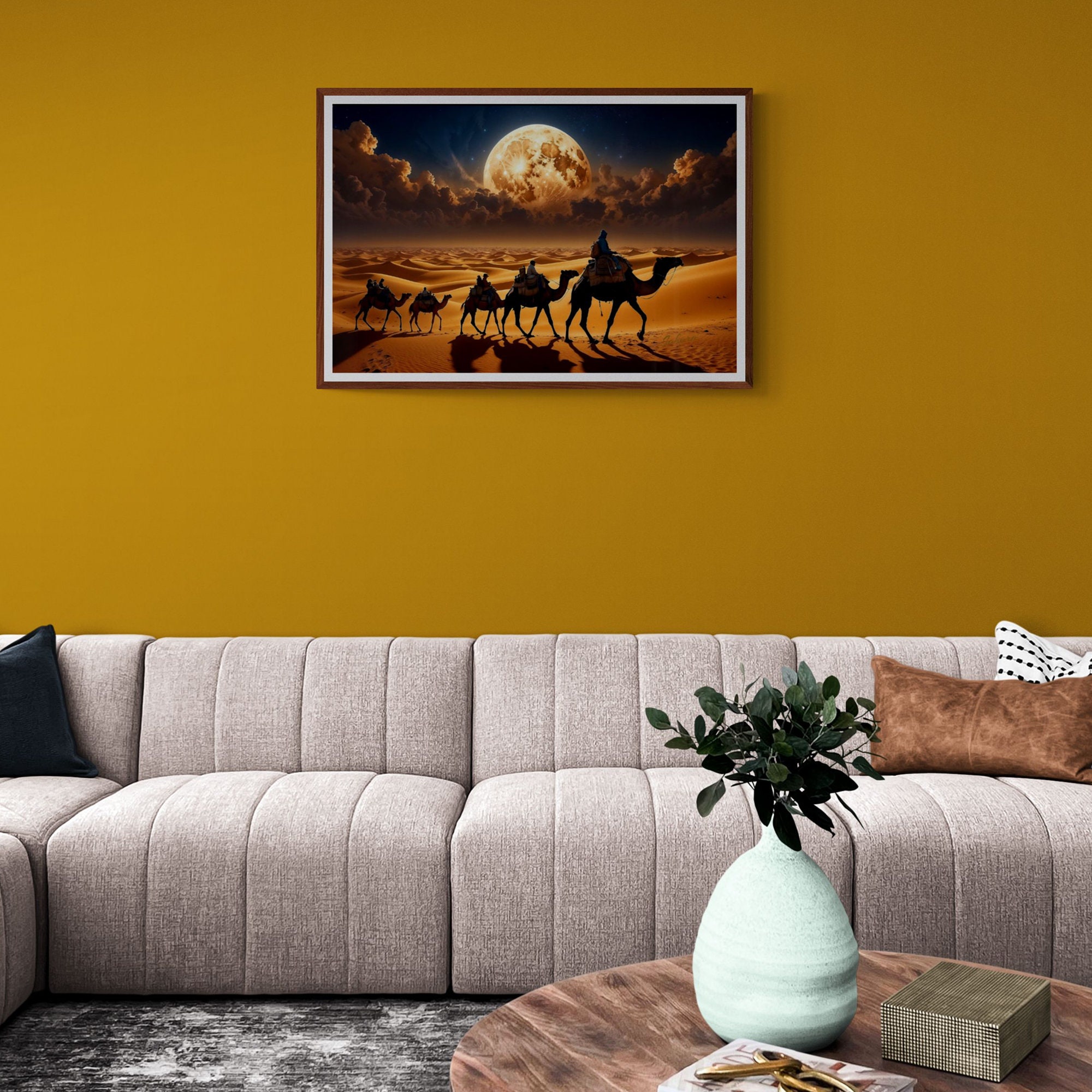 Sahara Desert Art Decor, Sahara Classic Matte Paper , Sahara Desert ...