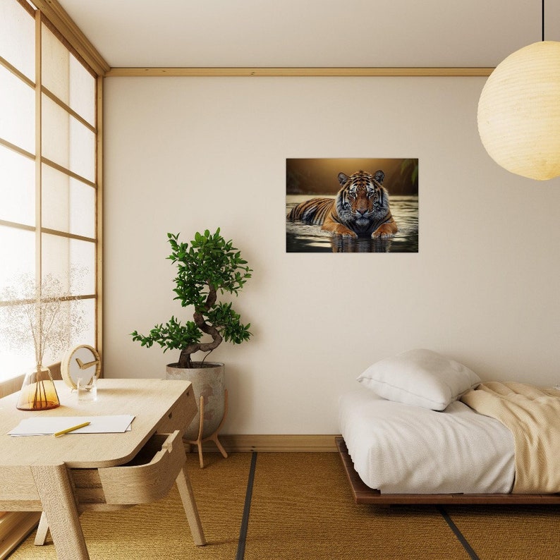 Bengal Tiger Wall Art, Bengal Tiger Art Decor, Bengal Tiger Classic Matte Paper Poster - Etsy