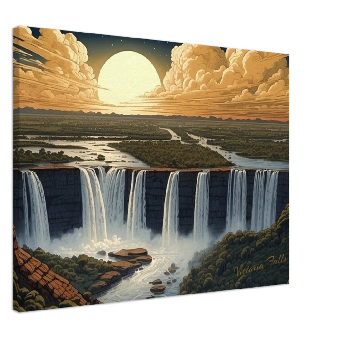 Victoria Falls Canvas, Victoria Falls National Park, Victoria Falls ...
