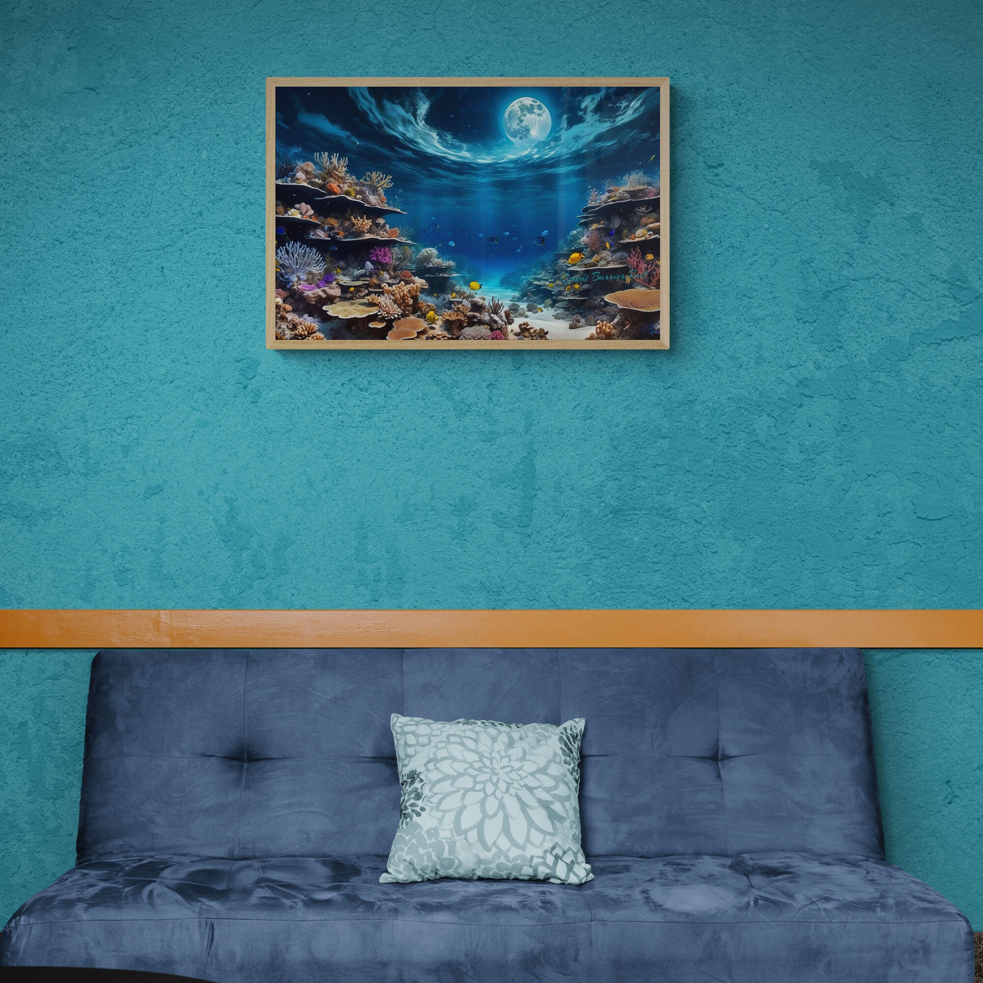 Great Barrier Reef, Art Decor, Great Barrier Reef Premium Matte Paper ...