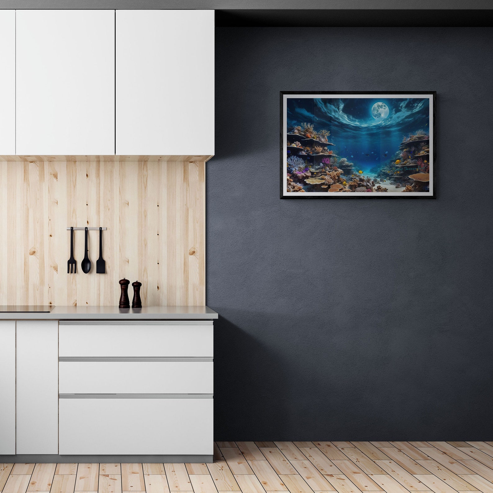 Great Barrier Reef, Art Decor, Great Barrier Reef Premium Matte Paper ...