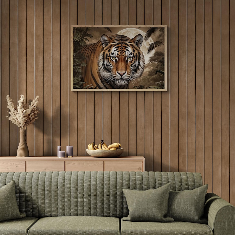 Sumatran Tiger Poster, Sumatran Tiger Wall Decor, Sumatran Tiger ...