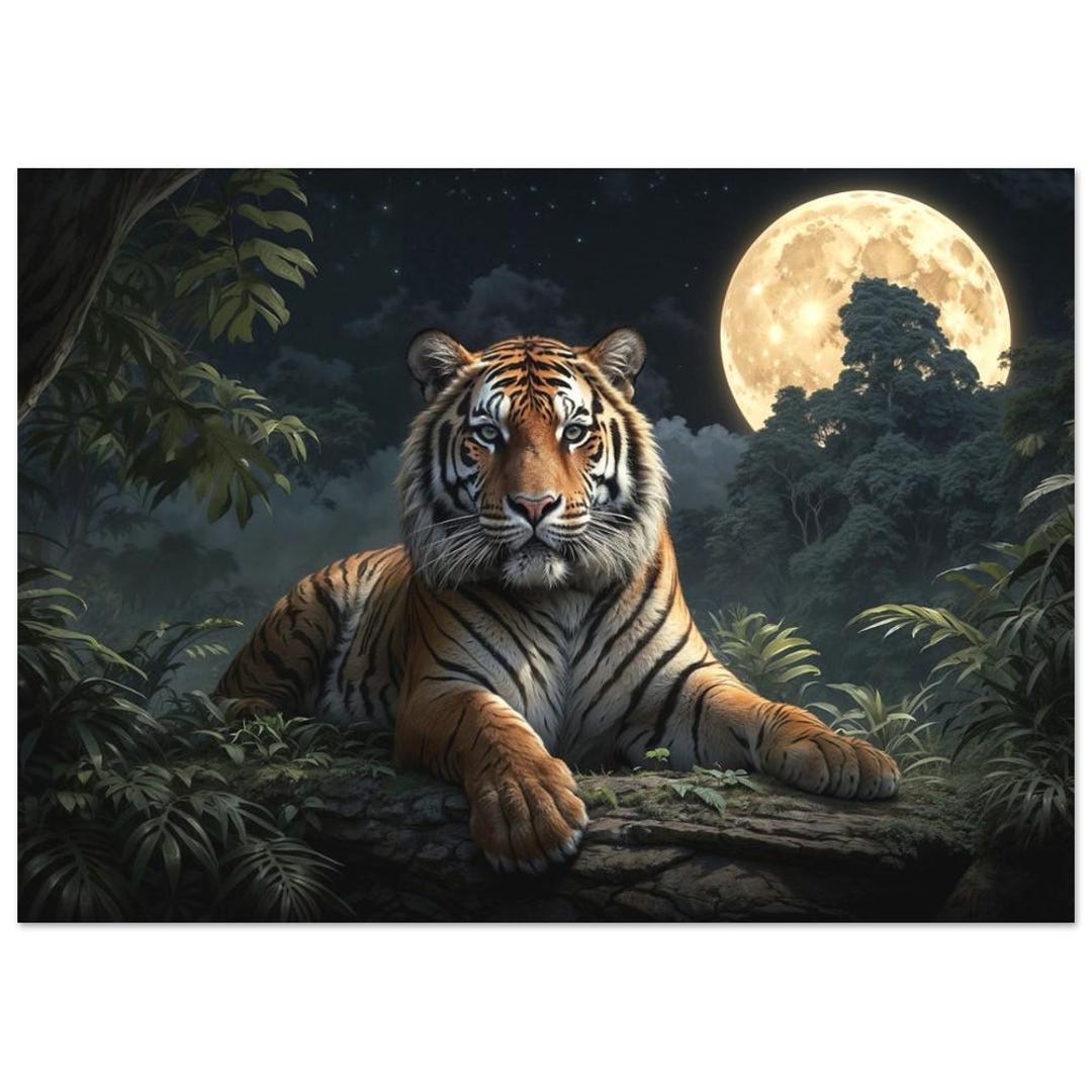 Tiger Foam Poster, ,tiger Foam Wall Art, Tiger Foam Home Decor - Etsy