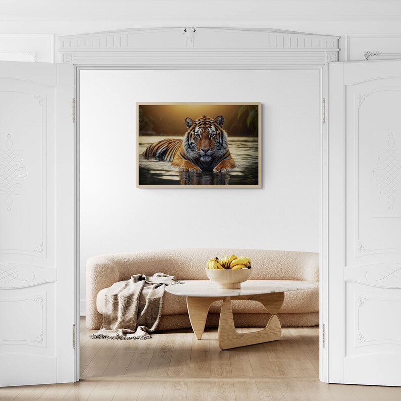 Bengal Tiger Wall Art, Bengal Tiger Art Decor, Bengal Tiger Classic Matte Paper Poster - Etsy Canada