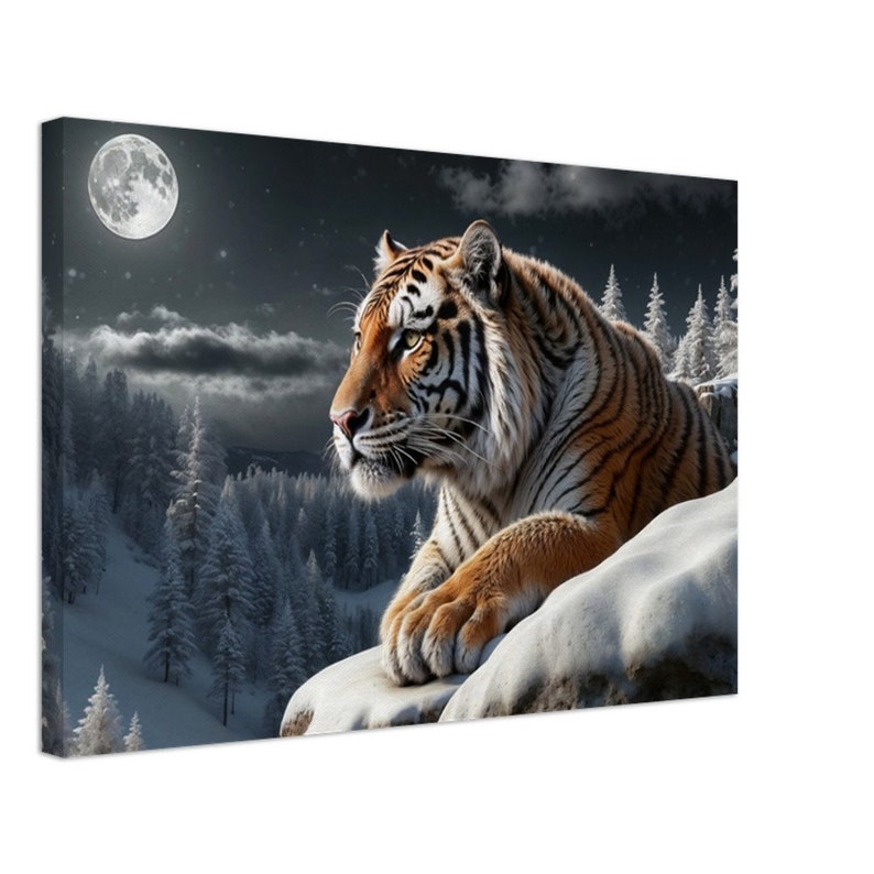Siberian Tiger Canvas, Siberian Wall Decor - Etsy