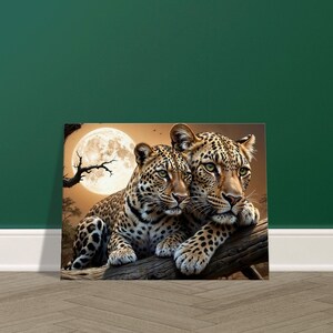 Leopards Canvas, Leopards Wall Decor - Etsy