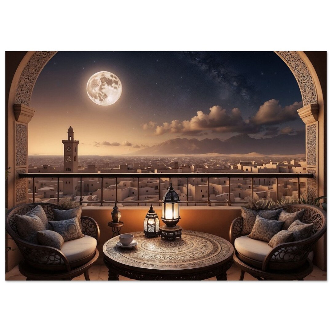 Marrakesh Poster, Marrakesh Wall Decor, Marrakesh Premium Matte Paper ...