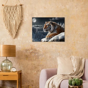 Siberian Tiger Canvas, Siberian Wall Decor - Etsy