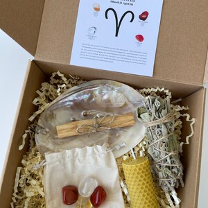 Aries Zodiac Crystal Set, Aries Crystal Kit, Zodiac Crystal Kit, Aries ...