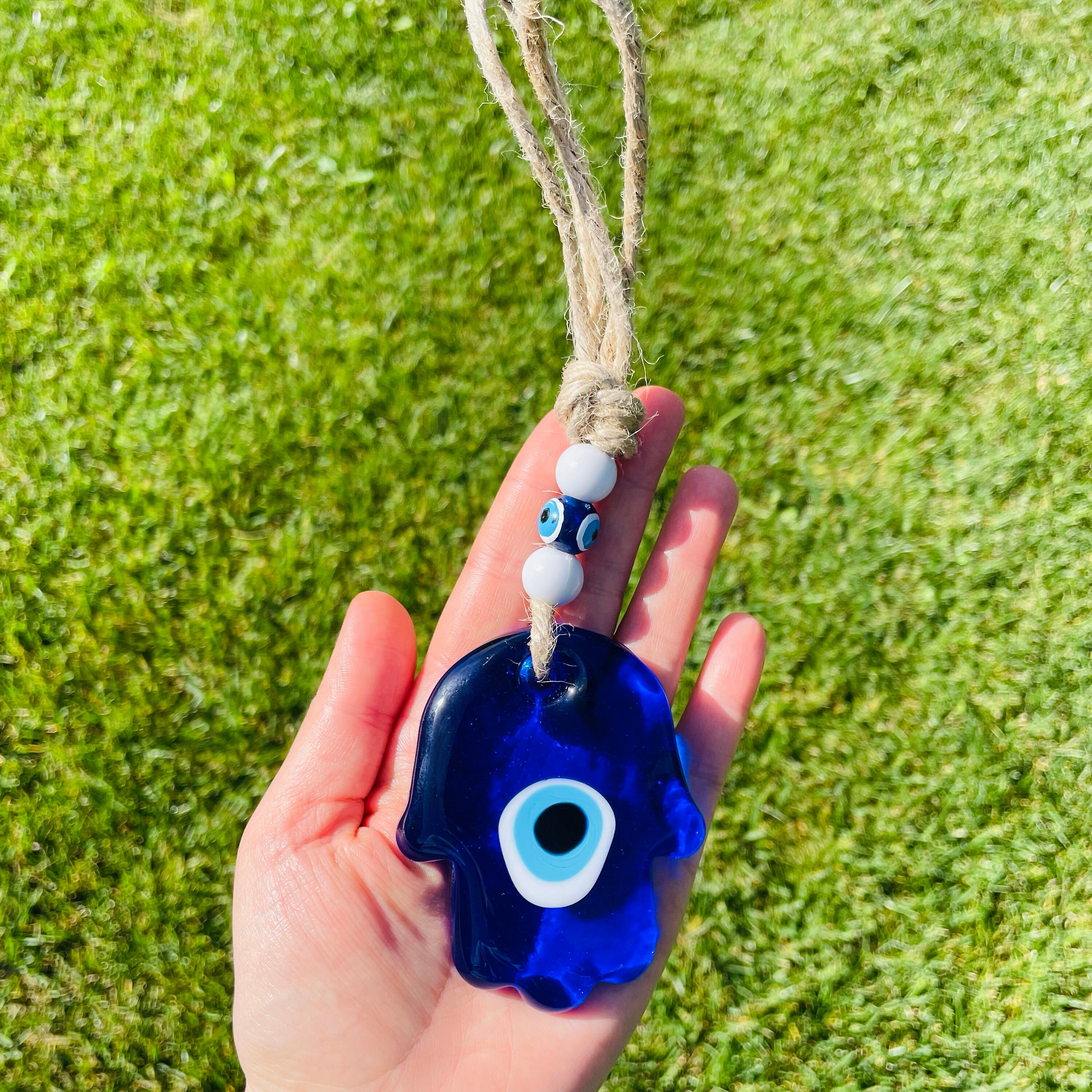 Hamsa Hand Wall Hanging, Evil Eye Wall Hanging, Protection Gifts, New ...