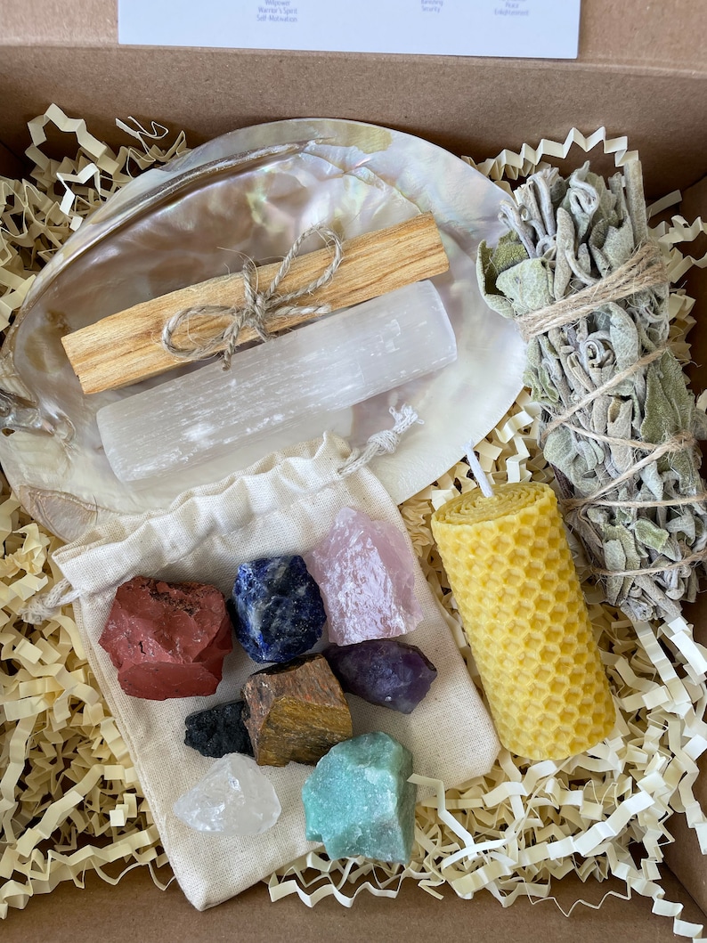 BEGINNERS Crystal Set, Healing Crystal Starter Kit, 9 Metaphysical ...