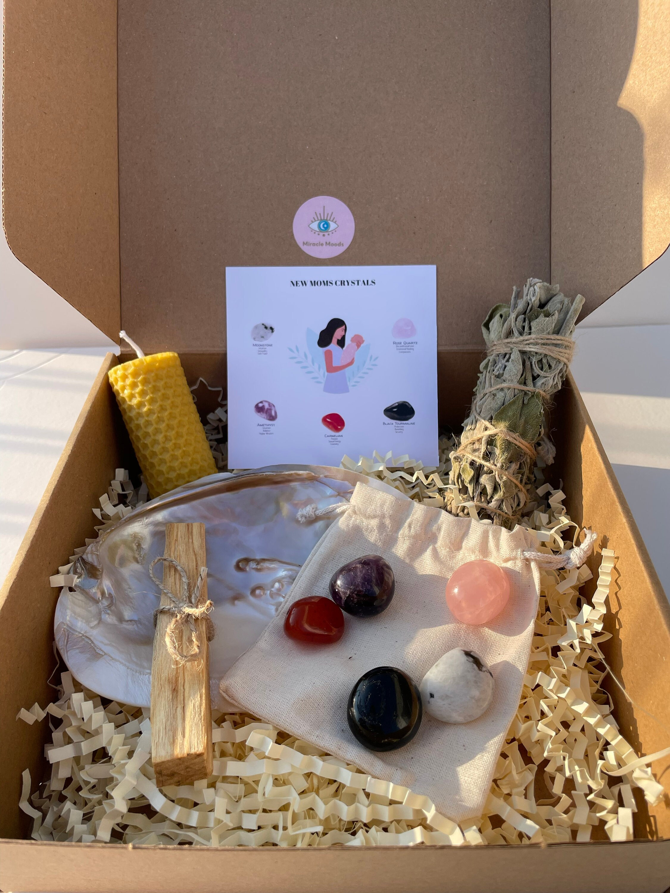 New Mother Crystals, Crystals for New Moms, Healing Crystals Set Kit ...