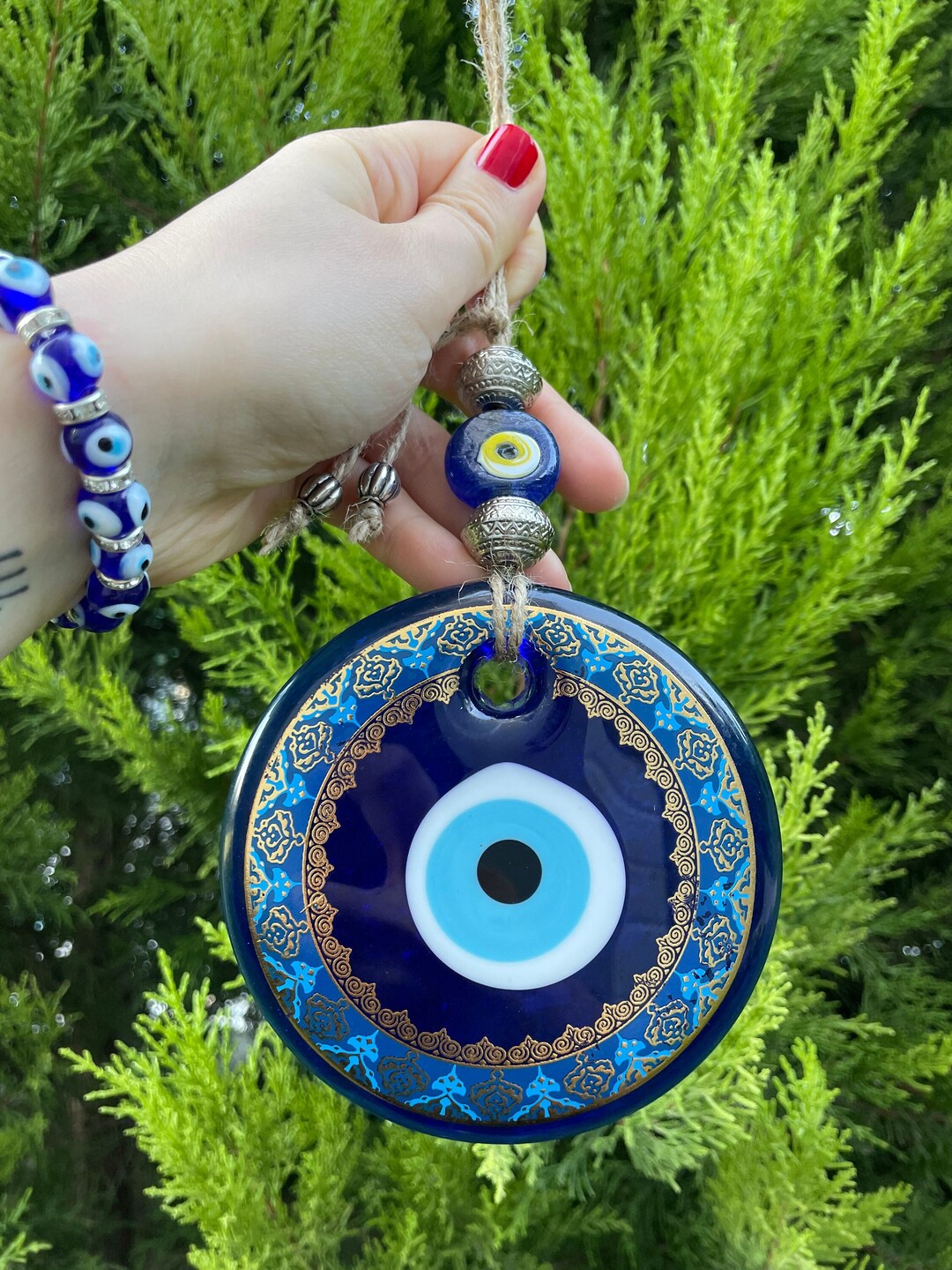 Evil Eye Wall Decoration, Handmade Evil Eye Wall Hangings, Evil Eye ...
