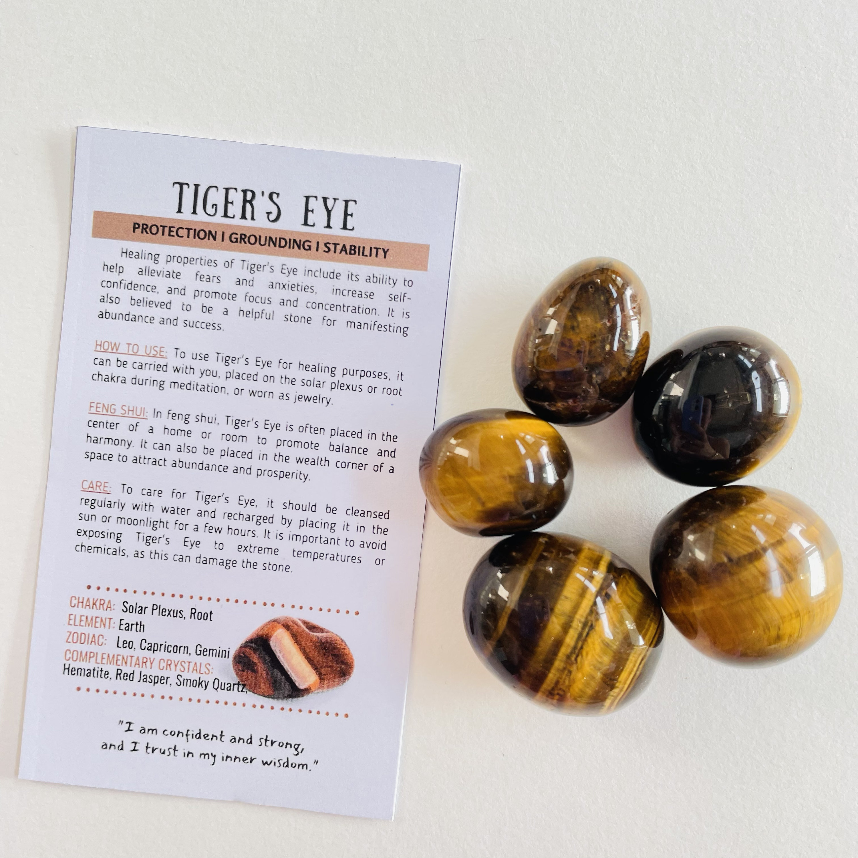 Tiger eye stone healing properties store