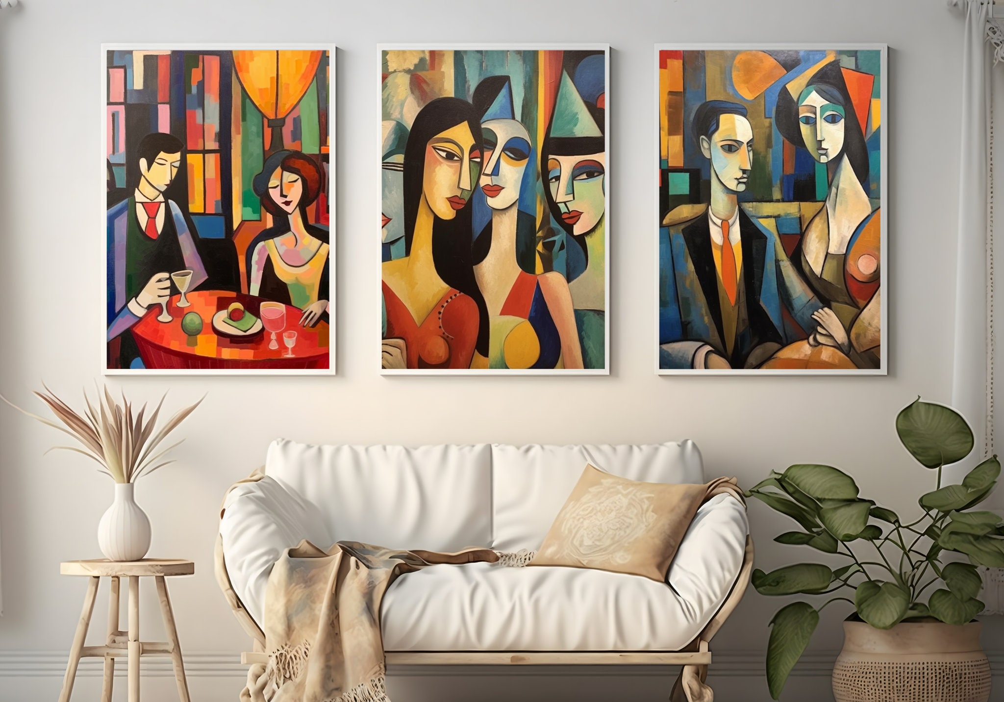 Picasso Exhibition Wall Art Print Inspired Printable Wall Art Set of 5 ...