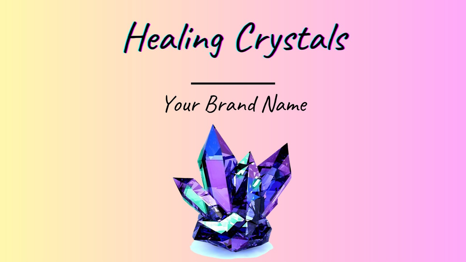 Healing Crystals - Personalized Brand Logo - Additional Price Options ...