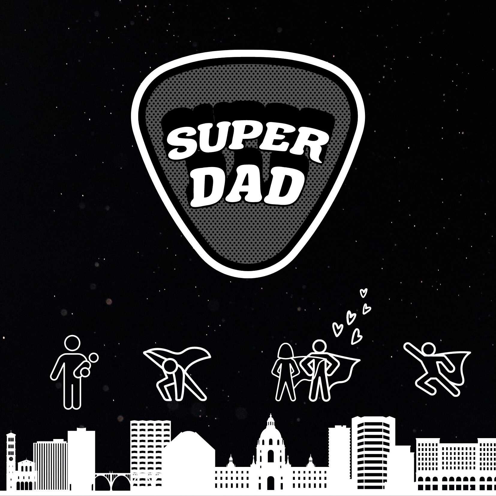 Super Dad Printable Card for Father's Day Digital Card - Etsy