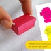 Mini Shoe Box Templates || Miniature 4 Different Colour Shoe Box ...