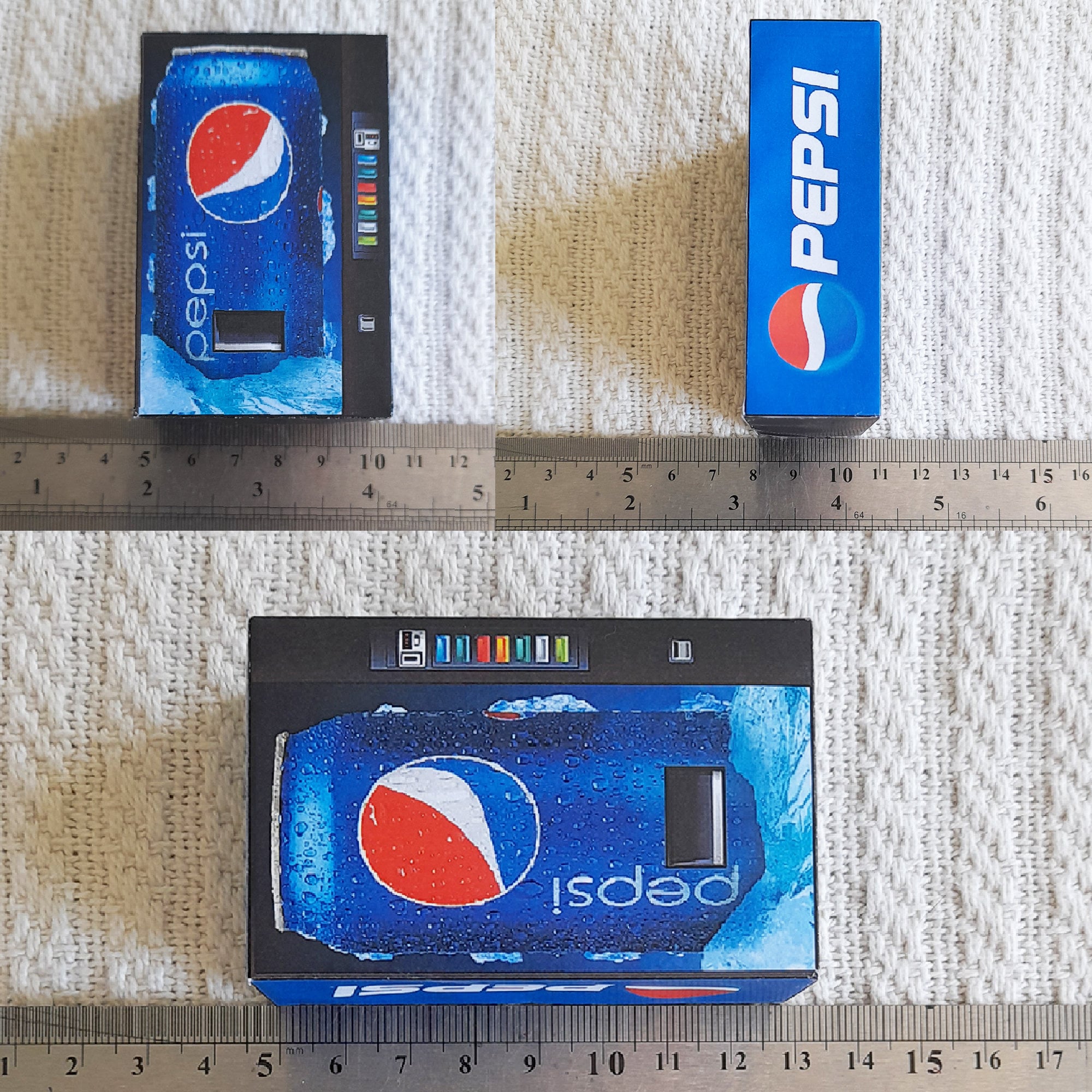 Miniature Pepsi Vending Machine DIY Template Digital Download File ...