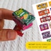 30 Style Miniatures Groceries Snack / Biscuit Templates Mini Food Box ...