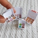 4 Style Miniature Donut Box Template Mini Food Donut Boxes and Donuts ...