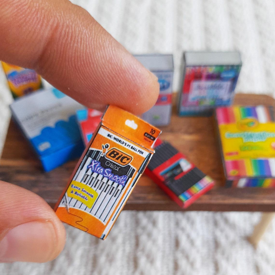 Miniature Back to School Item Templates { 8 Style Miniature Boxes ...