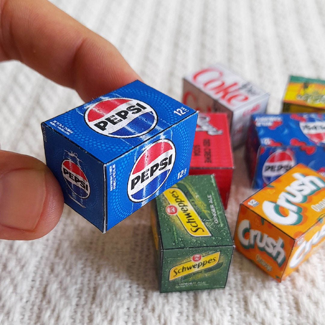 9 Style Miniature Groceries Soda Juice & Drink Boxes Digital Printabile ...