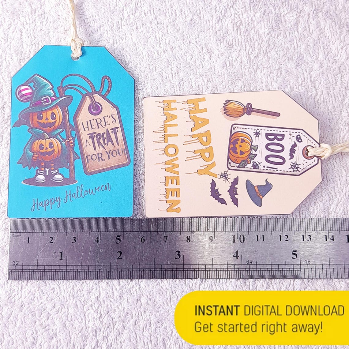 Printable Halloween Favor Tags Tempalte 2 Style Halloween Gift Tags ...