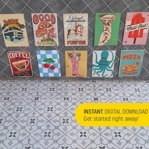 Miniature Dollhouse Posters Templates | Printable Miniature Dollhouse ...