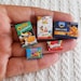 30 Style Miniatures Groceries Snack / Biscuit Templates Mini Food Box ...