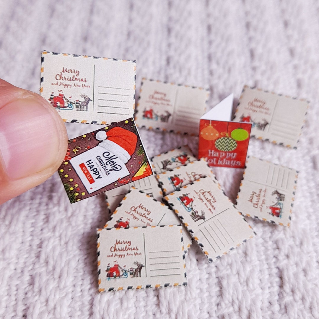 Mini Envelope & Christmas Card Set 20 Pieces Christmas Envelopes ...