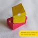 Mini Shoe Box Templates || Miniature 4 Different Colour Shoe Box ...