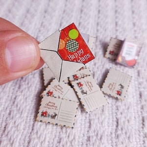 Mini Envelope & Christmas Card Set 20 Pieces Christmas Envelopes ...
