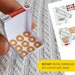 4 Style Miniature Donut Box Template Mini Food Donut Boxes and Donuts ...