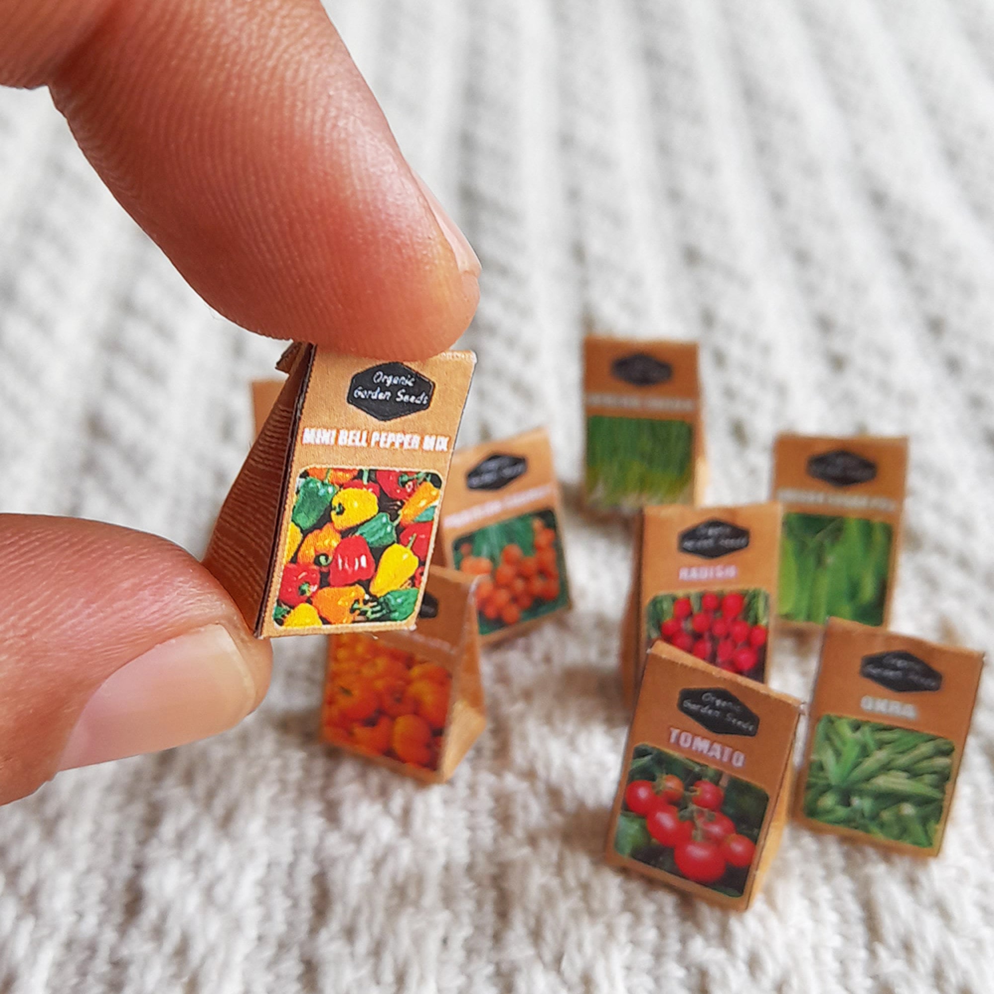 9 Style Miniature Seeds Package Printable File Digital Download - Etsy