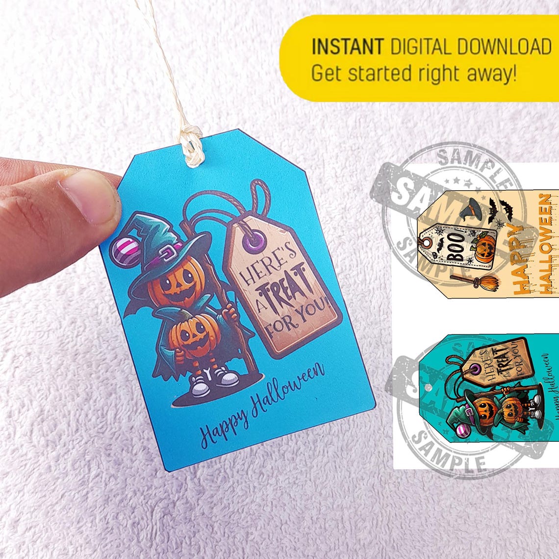 Printable Halloween Favor Tags Tempalte 2 Style Halloween Gift Tags ...