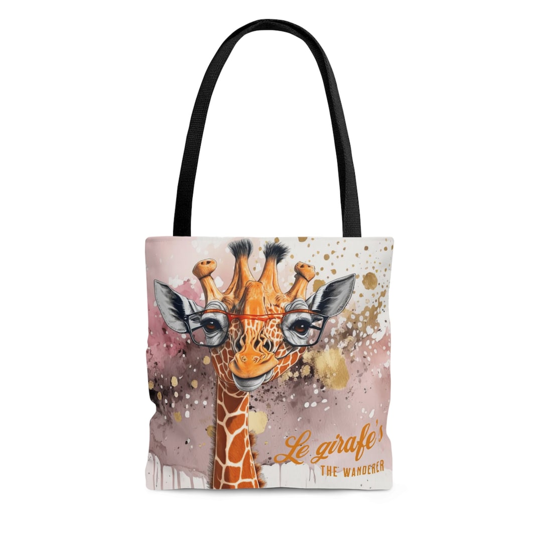 Customised Happy Giraffe Tote Bag AOP for Le Girafe Lover Gift Idea - Etsy