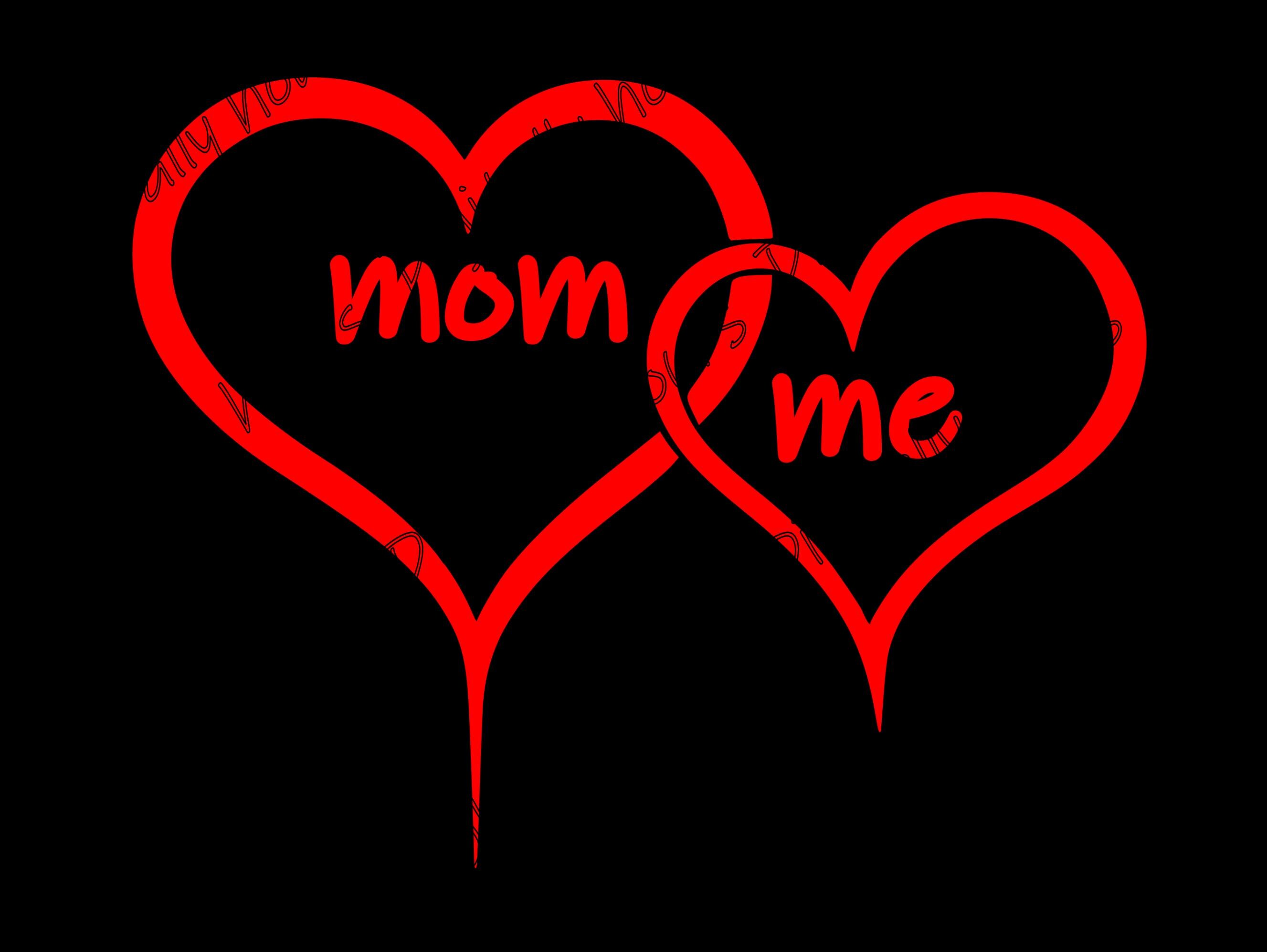 Heart Outline PNG Mom Heart Outline DIGITAL DOWNLOAD Black Heart White ...