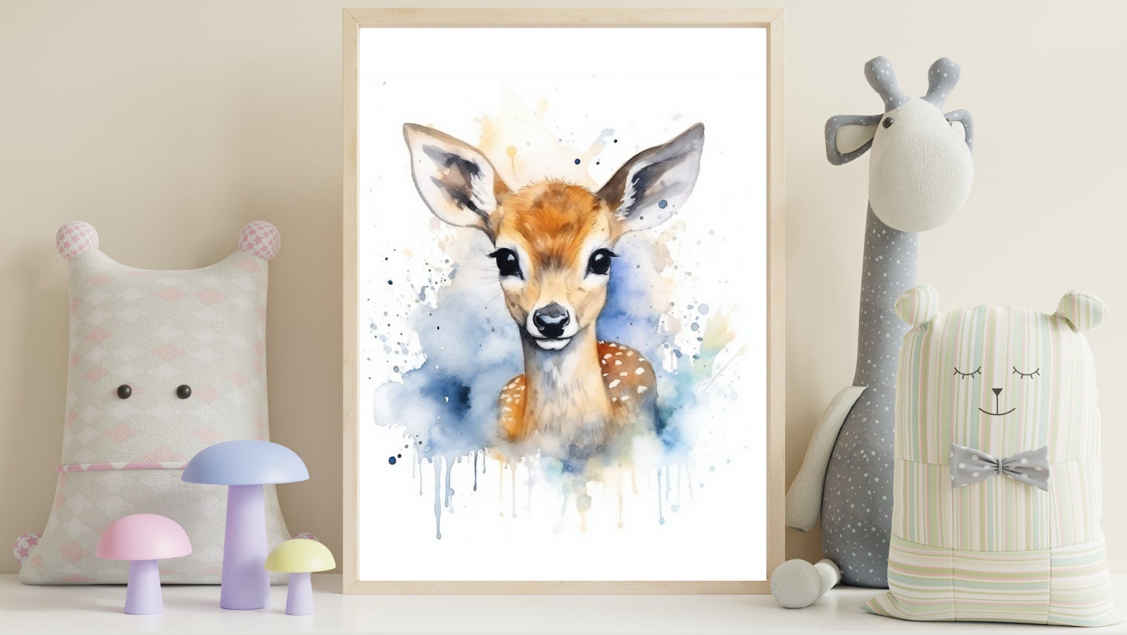 Watercolour Poster for Childs Room - Etsy