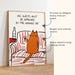 Funny Cat Poster, Bar Cart Decor, Cat Poster, Wine Print, Retro Kitchen ...