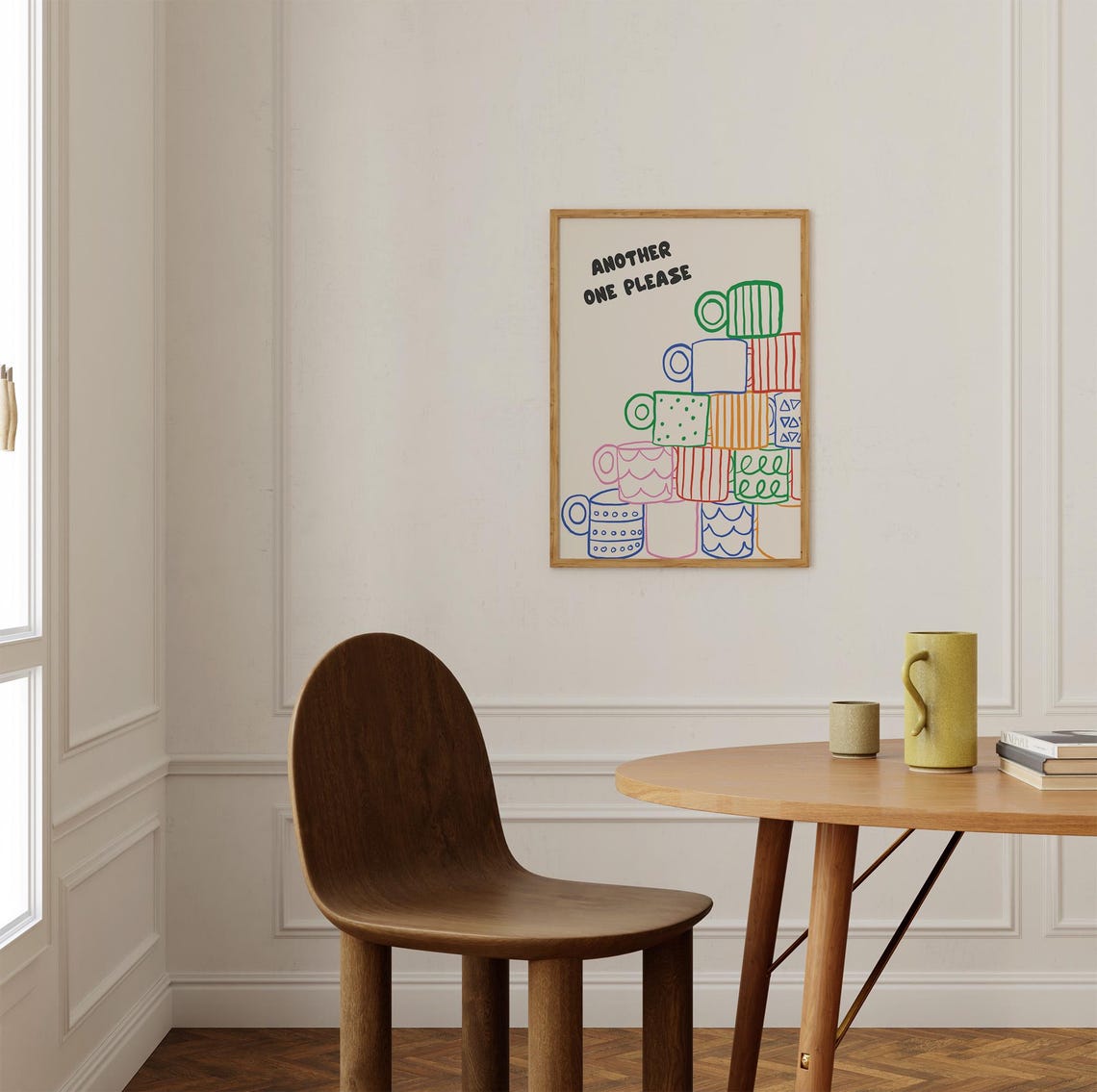 Another One Please Coffee Poster, Trendy Kitchen Decor, Coffee Print ...