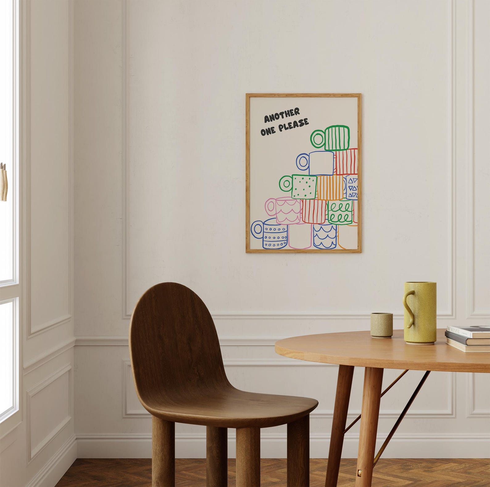 Another One Please Coffee Poster, Trendy Kitchen Decor, Coffee Print ...