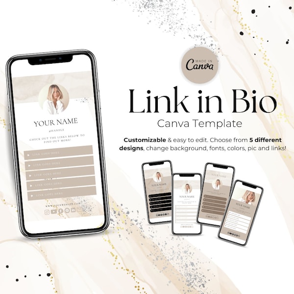 Bio Template - Etsy