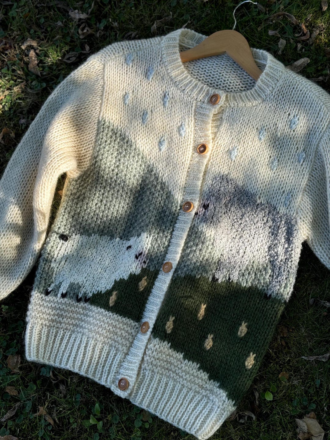 Winter Sweater Cottagecore Cardigan Wool Sheep Ugly Sweater Xmas ...