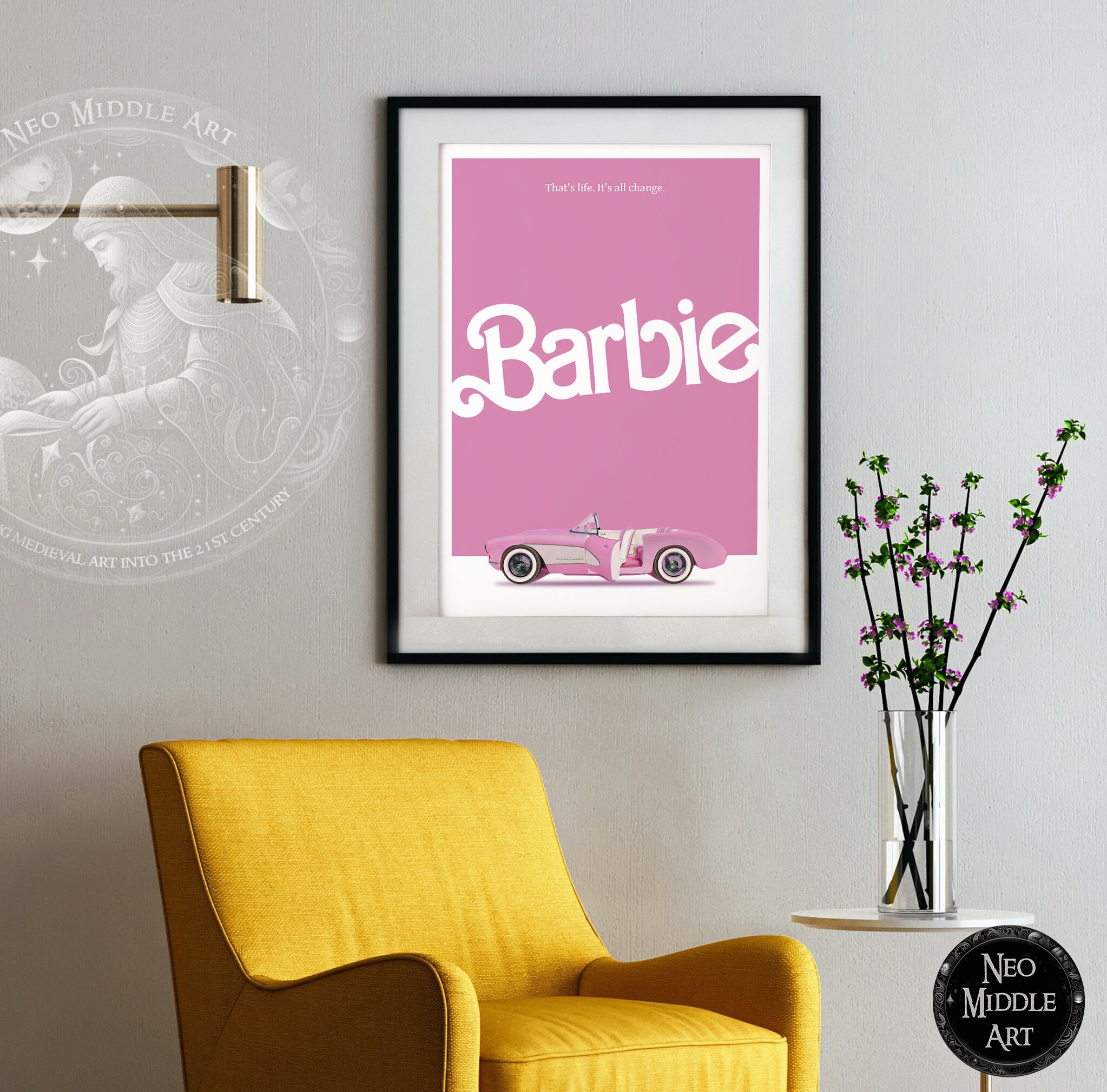 Custom Barbie Movie Quotes Poster