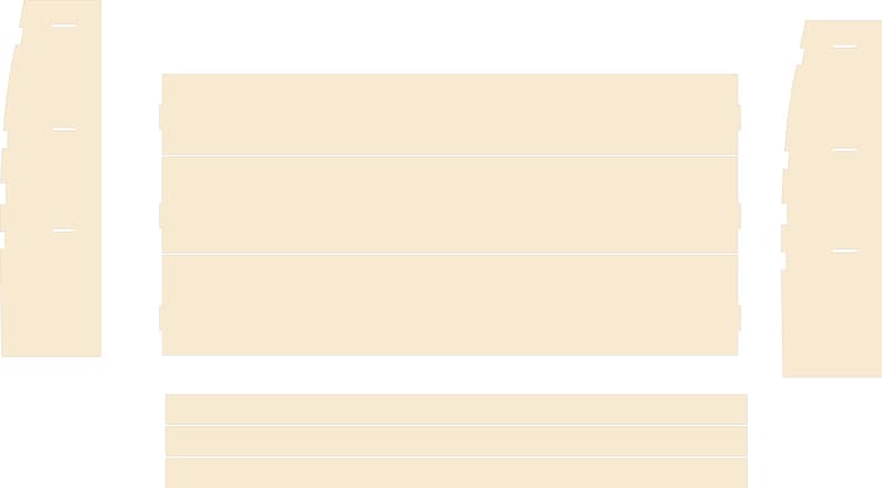 Ford Transit MWB Shelving Dxf File Dxf Files Cnc Ready to - Etsy